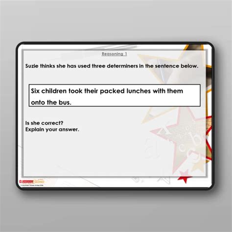 Year 3 Using Determiners Modelling Ppt Resource Classroom Secrets