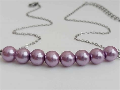 Adjustable Thyroid Neck Scar Cover Necklace Light Mauve Dainty