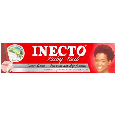 Inecto Permanent Hair Colour Creme Ruby Red 50ml Clicks