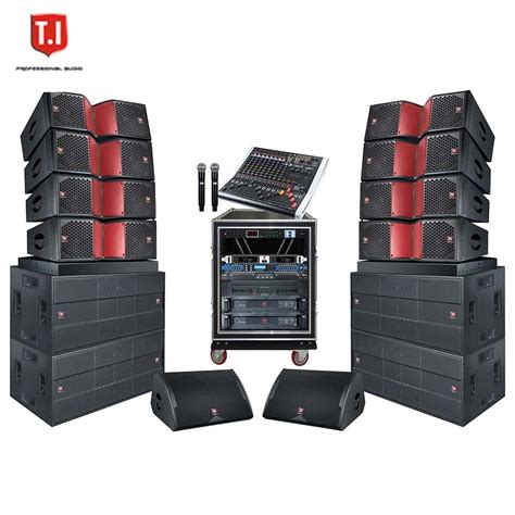 China Manufacture Professional Passive Audio Sound System Dual 12 Inch Three Way Line Array