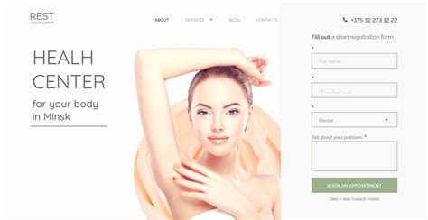 Health Center UI Design Behance