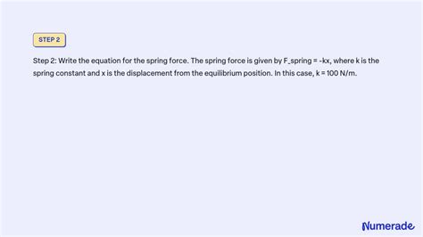 Solved Determine The Differential Equation Of Motion For The Damped