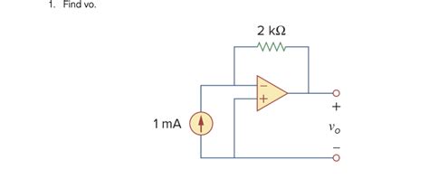Solved Find Vo Chegg Com
