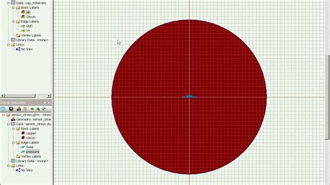 Mems Stress Sensor Quickfield Simulation Example Model Adjustment Using Stressdeform Tool