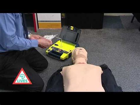 Automated External Defibrillator AED How To Connect And Do Automated External Defibrillator