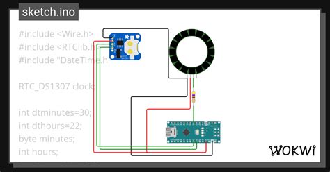 Wordclock Test Wokwi ESP32 STM32 Arduino Simulator