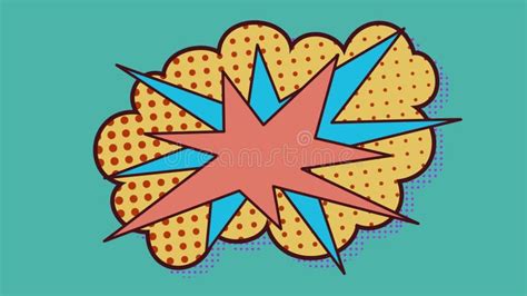 Animation Of Comic 5 Options Text Over Multiple Comic Speech Bubbles With Comic Sound Effects