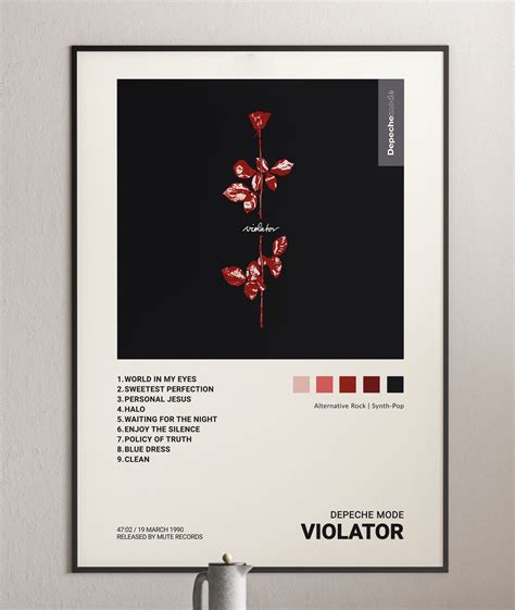 Depeche Mode Violator Album Cover Poster Architeg Prints