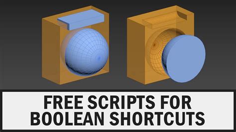 Free 3dsmax Scripts For Fast Boolean Operations Youtube
