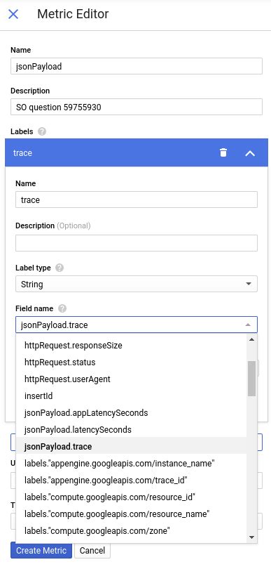 Python Stackdriver Alerting Policy Need To Filter On Json Payload