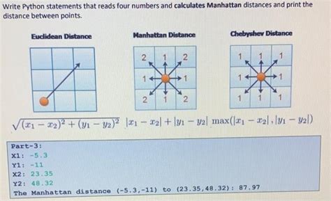 Solved Write Python Statements That Reads Four Numbers And