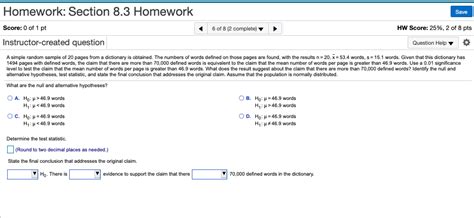 Solved Homework Section 8 3 Homework Save Score 0 Of 1 Pt