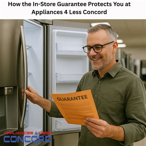 How The In Store Guarantee Protects You At Appliances 4 Less Concord