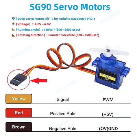 Snapklik.com : WWZMDiB SG90 Micro Servo Motor For Arduino Raspberry Pi DIY