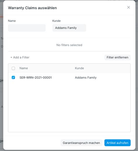 Item Not Transfered From Warranty Claim To Maintenance Visit · Issue 28209 · Frappeerpnext
