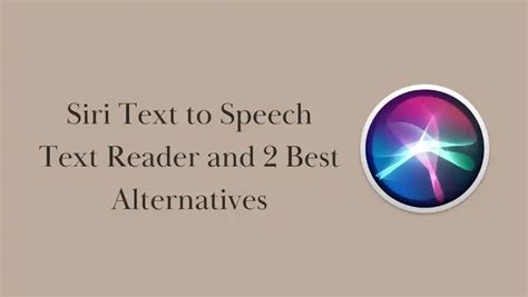 Siri Text To Speech Text Reader And 2 Best Alternatives Fineshare