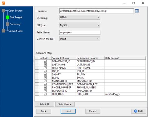 Export Visual Foxpro Table To Sql