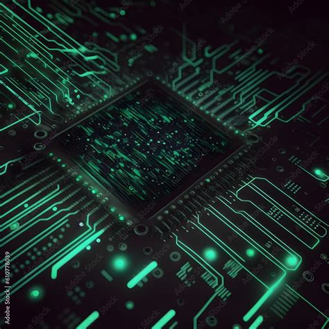 Emergence Of Futuristic Binary And Circuitry From The Abyssal Darkness