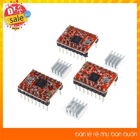 Module điều Khiển động Cơ Bước A4988 Step Driver Kèm Tản Nhiệt Bigbuy360 Bigbuy360 Vn