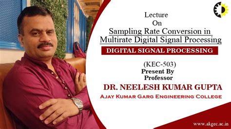 Sampling Rate Conversion In Multirate Digital Signal Processing