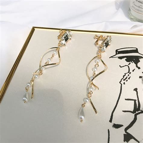 11 백조의 호수 귀걸이 딱붙는 자개 링 진주 롱 데일리 드롭 웨딩 하객 하트 나비 작은 귀걸이 이어커프