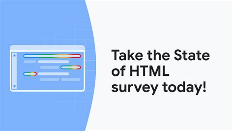 Take The State Of Html Survey Today Blog Webdev