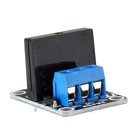 Channel V Module Solid State Relay High Level Trigger DC AC PCB SSR In VDC Out V AC A