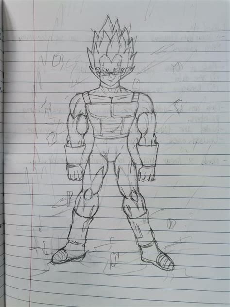 Super Vegeta Fanart I Made During Class R Dbz