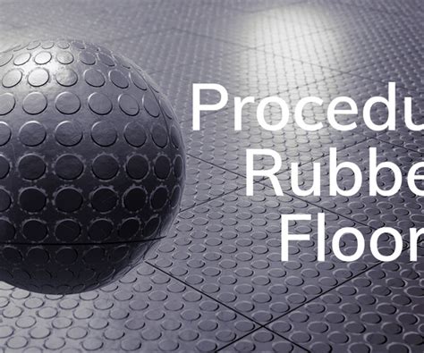 Artstation Procedural Rubber Floor Shader For Blender Resources