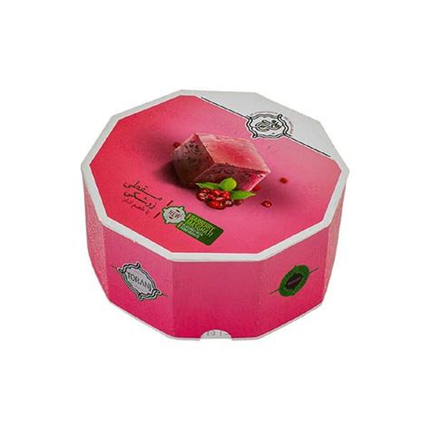 قیمت و خرید مسقطی زرشکی با انار حبه ای حلوا مسقطی لاری ترنج 225 گرم