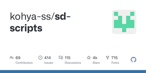 github kohya ss sd scripts