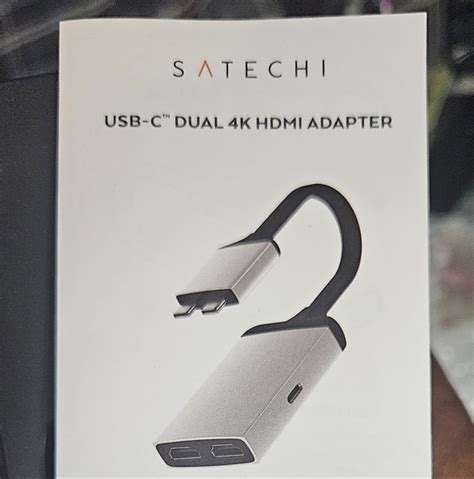 Satechi Computers Laptops Parts New Satechi Usbc Dual K Hdmi W Mic Poshmark
