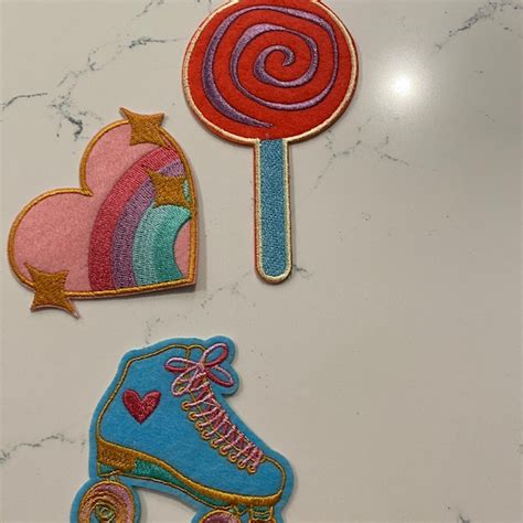 Girl Power Patch Middle Finger Patch Pink Iron On Patch Embroidered