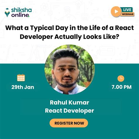 Shiksha Online On Linkedin React Developerlife Webinar