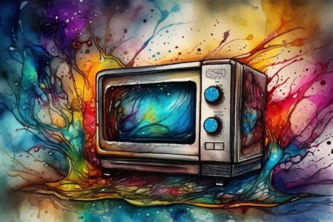 Colorful Microwave Oven Graphic By Ariyan Store · Creative Fabrica