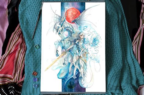 Corrin And Her Dragon Form Print A A A Sizes Etsy Uk