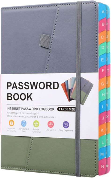 Password Book A5 Letter Tag Password Notebook Computer And Website Login Password