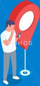 GPS Navigation Smartphone With Map Route And Pointers Geolocation Map World Clip Art