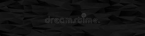 Abstract Geometric Chaos Theme With Black Polygonal Shapes In Modern Minimalist Design Stock