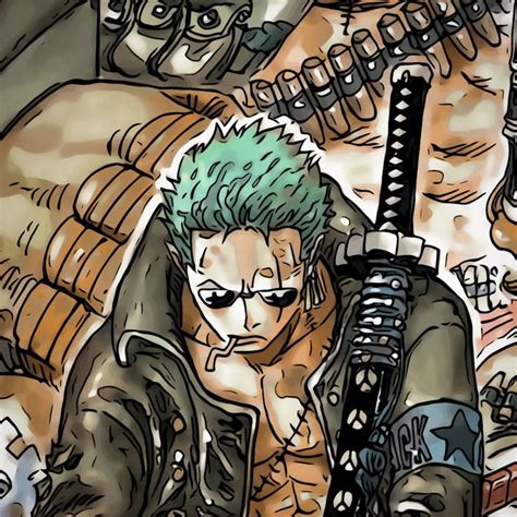 Roronoa Zoro Colored Manga