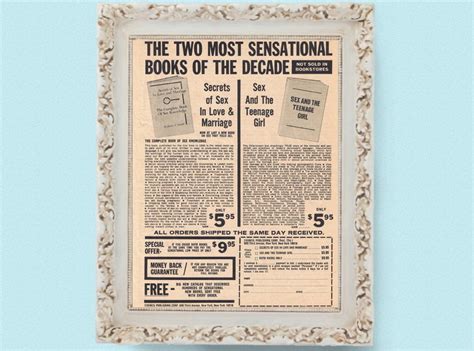 1967 Adult Sex Books Vintage Advertisement Order Form Etsy Denmark