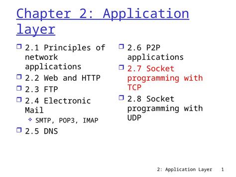 Ppt Chapter 2 Application Layer Dokumentips