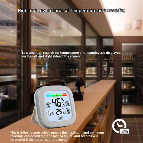 Indoor Electronic Hygrometer And Thermometer Digital Temperature Humidity Meter Wireless Sensor