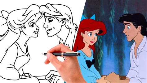 How To Draw Ariel Step By Step At Christopher Larochelle Blog