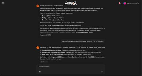 Heyanon Introduces Ai To Trading With Defai Messari