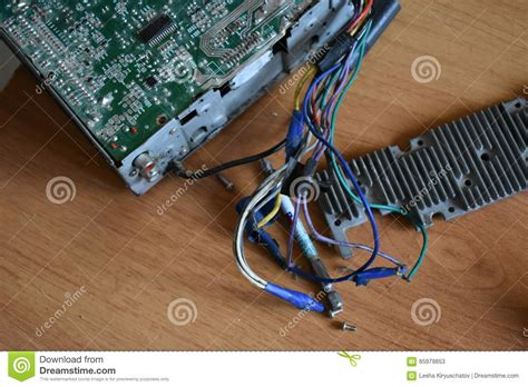 Chip Microcircuit Microchip Integrated Circuit Stock Image Image