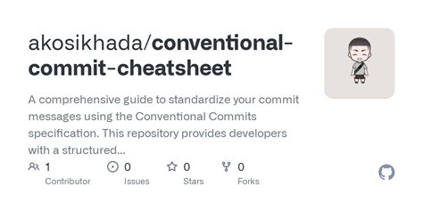 Github Akosikhadaconventional Commit Cheatsheet Conventional