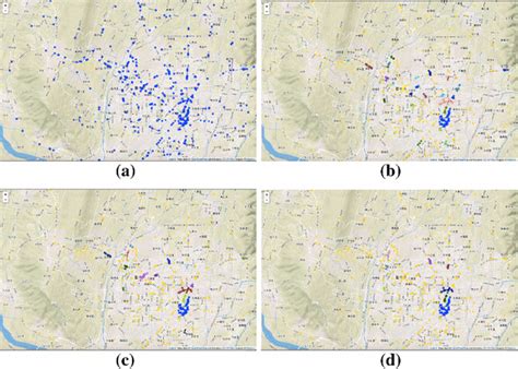 Dbscan In Epsilon 0002 Clustering Results A Original Data B Eps