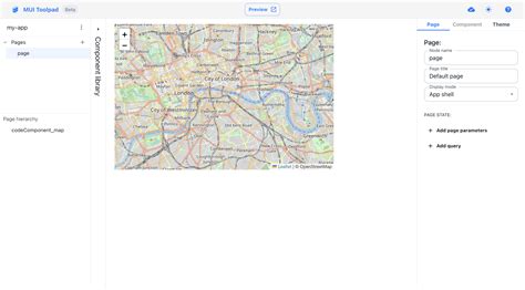 Create A Map Component Toolpad Studio