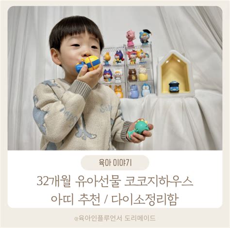 32개월 유아선물 코코지하우스 아띠 추천 다이소정리함 네이버 블로그